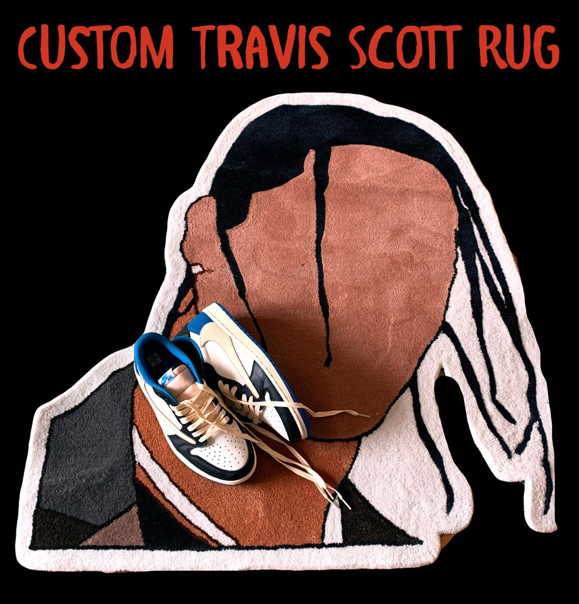 Custom Plush Travis Scott Rug – EliteGrabba